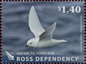 Stamp: Lesser Snow Petrel (Pagodroma nivea) (Ross Dependency(Antarctic ...