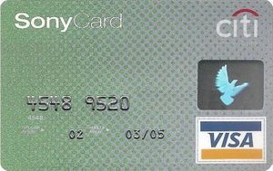 Bank Card: Sony Card (Citibank, SpainCol:ES-VI-0738