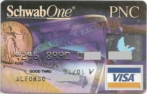 Bank Card: Schwab One PNC (PNC National Bank, United States of ...