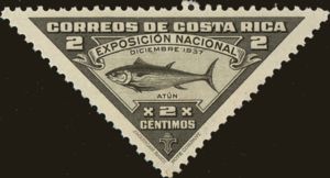 Stamp: Blackfin Tuna (Thunnus atlanticus) (Costa Rica(National ...