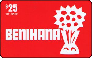 Gift Card: Bunch of flowers $25 (Benihana, United States of America ...