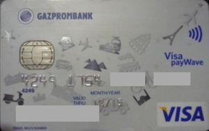 Bank Card: Travel Grey - iGlobe (Gazprombank, RussiaCol:RU-VI-1055.01