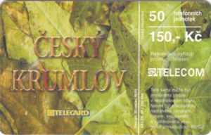 Karta: Castle Český Krumlov (SPT Telecom, Česká republika(Série C ...