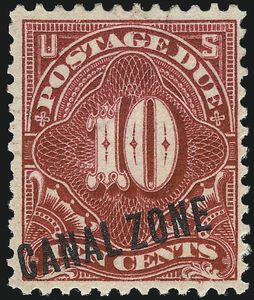 Stamp: Postage Due (Canal Zone) (Postage Due Overprint) Mi:US-CZ P3,Sn ...