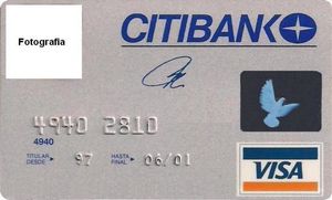 Bank Card: Citibanko (Citibank, Spain) Col:ES-VI-0003.03