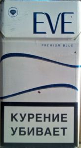 Cigarette Pack: Eve Premium Blue (RussiaCol:RU-CT-0398