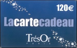 Gift Card: Tresor (Tresor, France(Tresor) Col:FR-Tresor-004