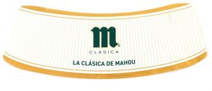 Etiqueta de bebida: Mahou Clasica (Mahou S.A., EspañaCol:ES-BEER-000346