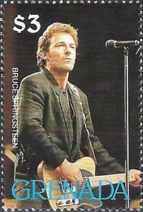Stamp: Bruce Springsteen (Grenada(Singers) Mi:GD 1927,Sn:GD 1679,Yt:GD ...