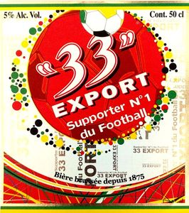 Drink Label: 33 Export (Société Des Brasseries De L'Ouest Africain ...