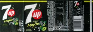 Drink Label: 7 UP Mojito (PepsiCo France SNC, FranceCol:FR-SODA-000010