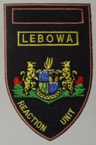 Decoration: Lebowa reaction unit (South Africa(Police Patches) Col:ZA ...