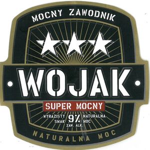 Drink Label: Wojak Super Mocny (Lech Browary Wielkopolski, PolandCol:PL ...