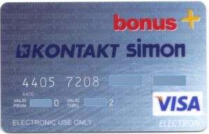 Bank Card: Kontakt Simon (Bank Handlowy/Citibank, PolandCol:PL-VE-0172