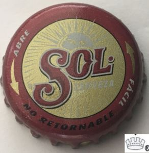 Bottle Cap: Sol (Cerveceria Moctezuma Cuauhtémoc S.A. de C.V, MexicoCol ...