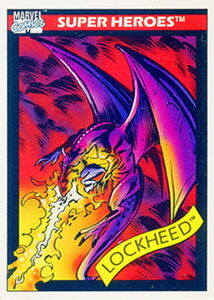 Game Card: Lockheed (Marvel Universe(1990 Impel) Col:MU-EN-0027