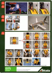 Safety Card: E175 (Alitalia, ItalyCol:AZA-IT-0038