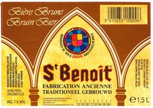 Drink Label: St. Benoit Brune-Bruin (Brasserie Du Bocq, BelgiumCol:BE ...