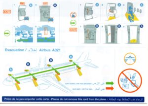 Safety Card: Airbus A321 (Aigle Azur, FranceCol:AAF-FR-0001