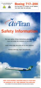 Safety Card: Boeing 717-200 (AirTran Airways, United States of ...