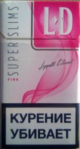 Cigarette Pack: LD Super Slims Pink (RussiaCol:RU-CT-0440