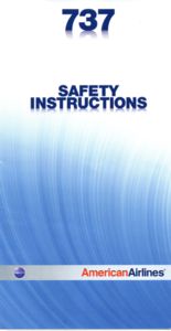 Safety Card: 737 (American Airlines, United States of AmericaCol:AAL-US ...