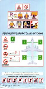 Safety Card: BAE 146-200 (Aviastar, IndonesiaCol:VIT-ID-0002