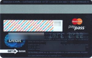 Bank Card: Men (Getin Noble Bank, PolandCol:PL-MC-0283.01