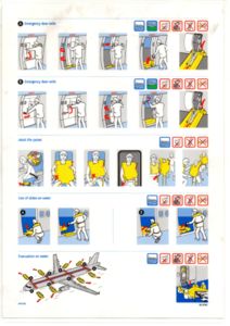 Safety Card: Airbus A321 (BMI British Midland, United Kingdom of Great ...