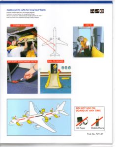 Safety Card: Boeing 757 (Britannia Airways, United Kingdom of Great ...