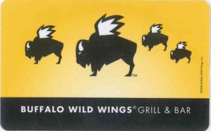 Gift Card: Flying logos (Buffalo Wild Wings, United States of America ...