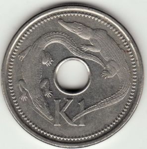 เหรียญ: 1 Kina (ปาปัวนิวกินี(1975~Today - Circulation (Kina)) Col:PG ...