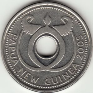 Coin: 1 Kina (Papua New Guinea(1975~Today - Circulation (Kina)) Col:PG ...