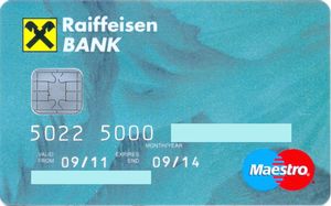 Bank Card: Raiffeisen BANK (Raiffeisen Bank, Czech RepublicCol:CZ-MS ...