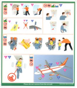 Safety Card: Boeing 737-700 (EasyJet, United Kingdom of Great Britain ...