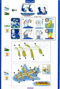 Safety Card: DC-10 (Electra Airlines, GreeceCol:ELD-GR-0001