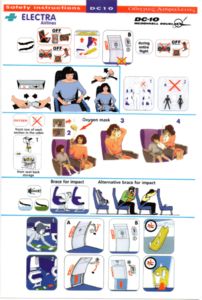 Safety Card: DC-10 (Electra Airlines, GreeceCol:ELD-GR-0002