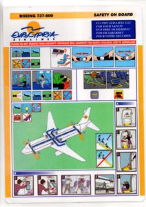Safety Card: Boeing 737-800 (Eurocypria Airlines, CyprusCol:ECA-CY-0002