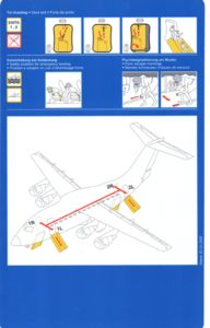 Safety Card: BAe 146 (Eurowings, Germany, Federal RepublicCol:EWG-DE-0007
