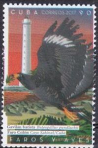 Stamp: Cuban Black Hawk (Buteogallus gundlachii) (Cuba(Birds ...