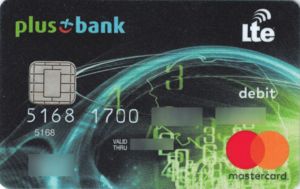 Bank Card: Plus Bank Lte (Plus Bank, PolandCol:PL-MC-0081.02