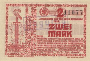 Banknote: 2 Mark (German Notgeld(Steinburg) Gei:508.02b.4