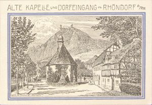 Banknote: 99 Pfennige (German Notgeld(Honnef a. Rhein) GrM:627.1c-6/8