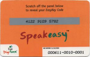Phonecard: EasyKey Card (Mobile Ireland, Ireland(Esat Digifone - Mobile ...