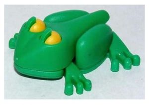 Meal Toy: Frog (Kinder Surprise, Europe) (Kinder - Paper Clip Animals ...