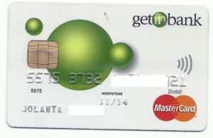Bank Card: Mastercard - Green Balls (Getin Noble Bank, PolandCol:PL-MC-0288