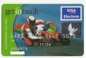 Bank Card: Visa Electron - Motorcycle Rides (Getin Noble Bank ...