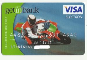 Bank Card: Visa Electron - Motorcycle Rides (Getin Noble Bank ...