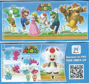 Meal Toy: Toad (Kinder Surprise, Europe) (Joy - Twistheads - Super ...