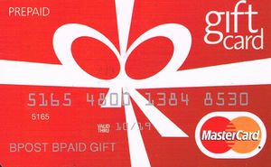 Gift Card: Bpaid Gift card (bpost, Belgium(Gift) Col:BE-bpost-003